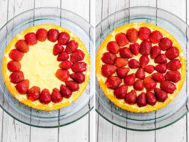 Classic German Strawberry Cake | Debbie's Kitchen Corner
