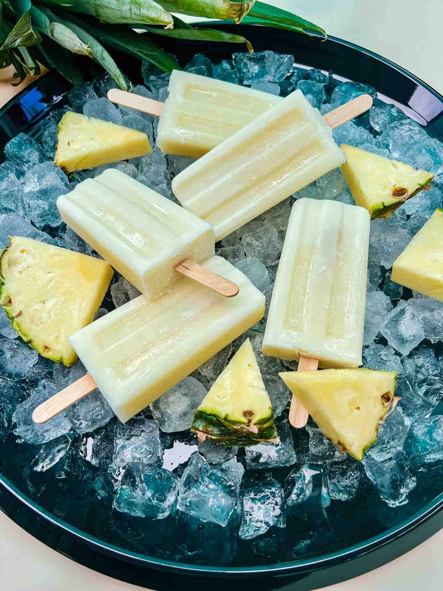 Escape to Paradise with Homemade Pina Colada Popsicles