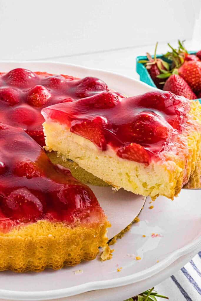 Classic German Strawberry Cake | Debbie's Kitchen Corner