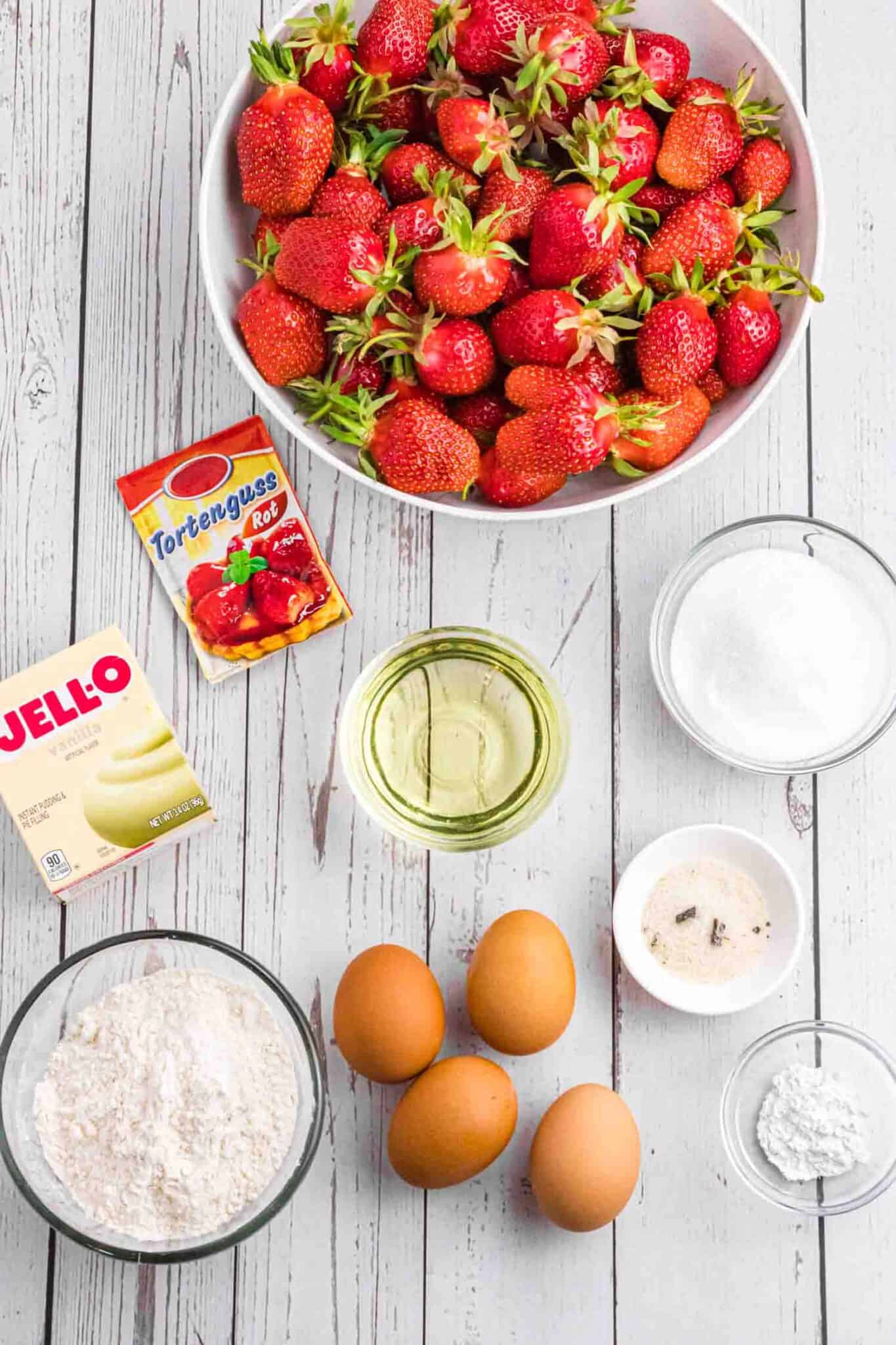 Classic German Strawberry Cake | Debbie's Kitchen Corner