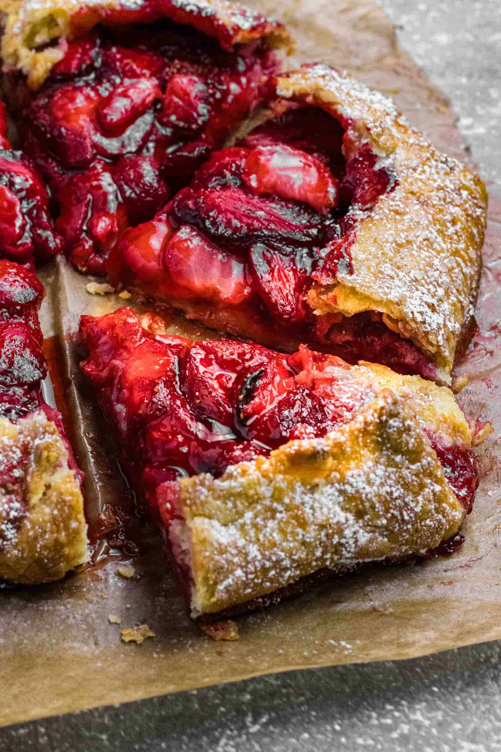 Strawberry Galette Recipe: Rustic French Tart with Juicy Berries ...