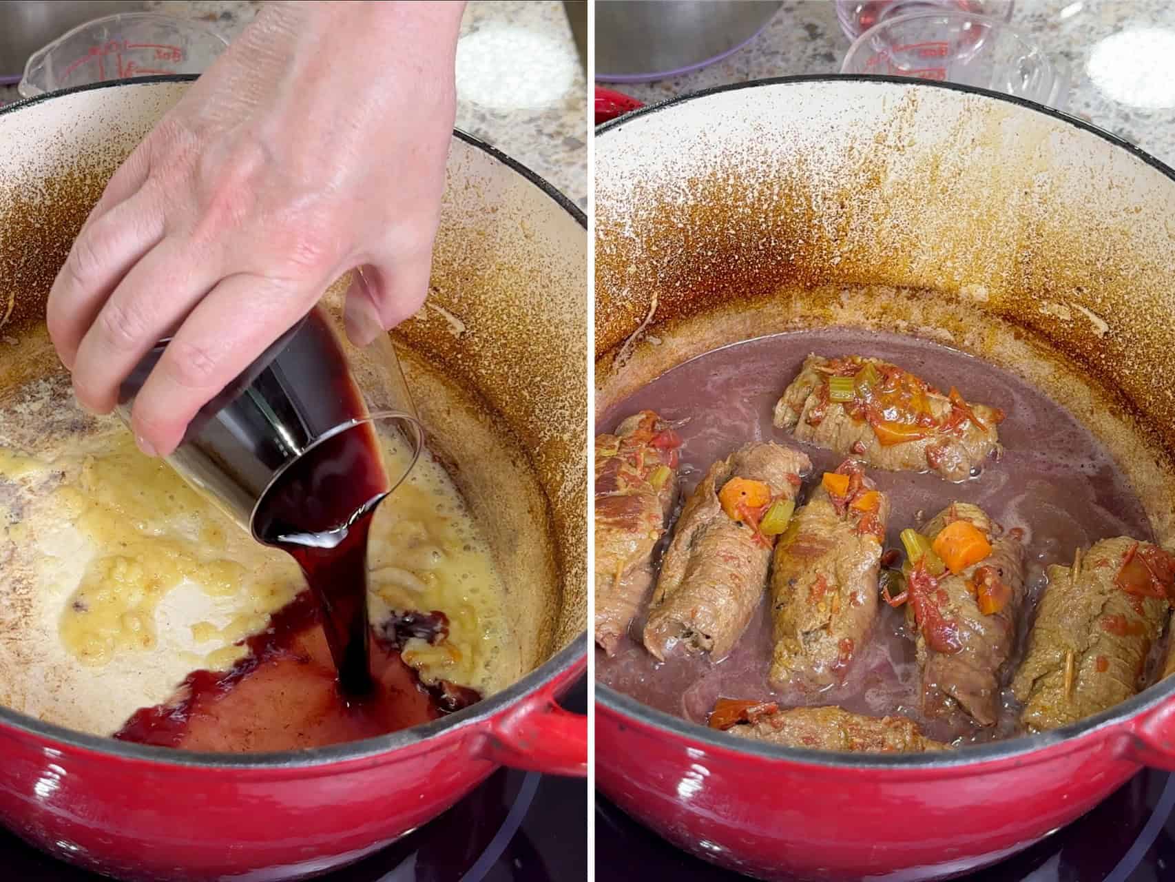 German Beef Rouladen – Rinderrouladen Rezept · Authentic German Recipes | Debbie's Kitchen Corner